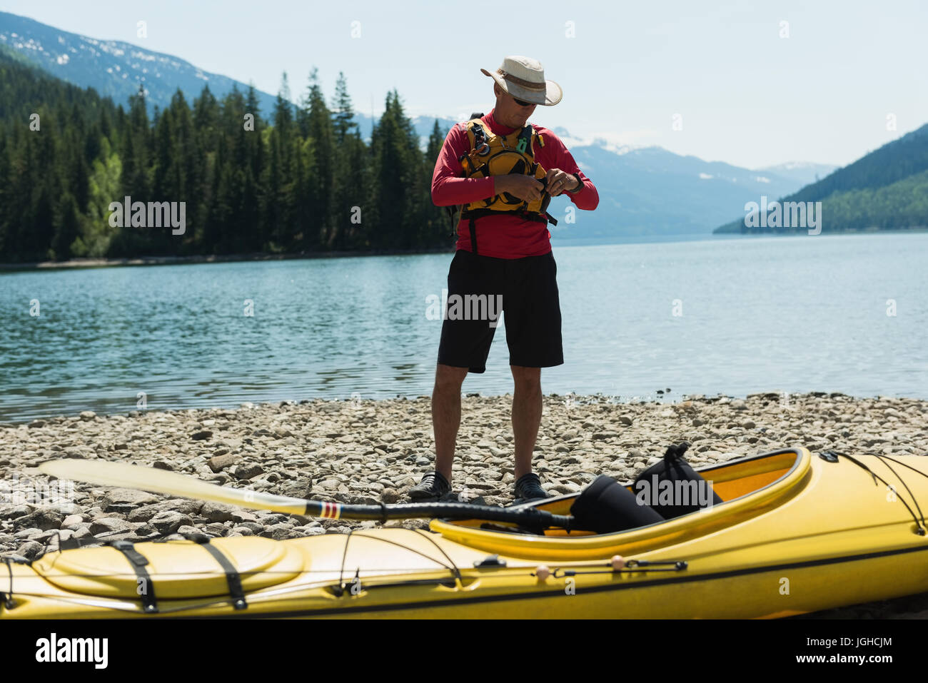 Man wearing life jacket hi-res stock photography and images - Alamy