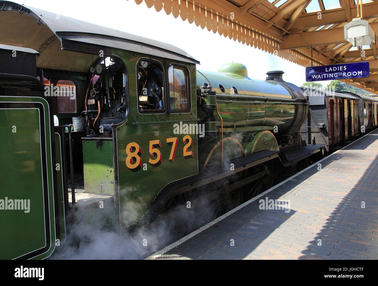 Heritage steam railway, Sheringham station, North Norfolk Railway ...