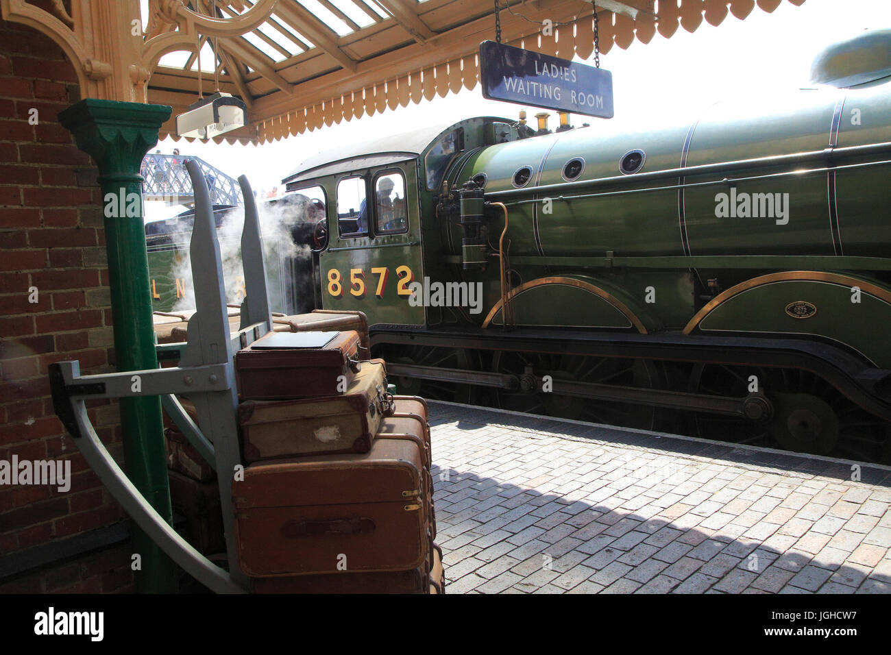 Heritage steam railway, Sheringham station, North Norfolk Railway ... Heritage steam railway, Sheringham station, North Norfolk Railway ...