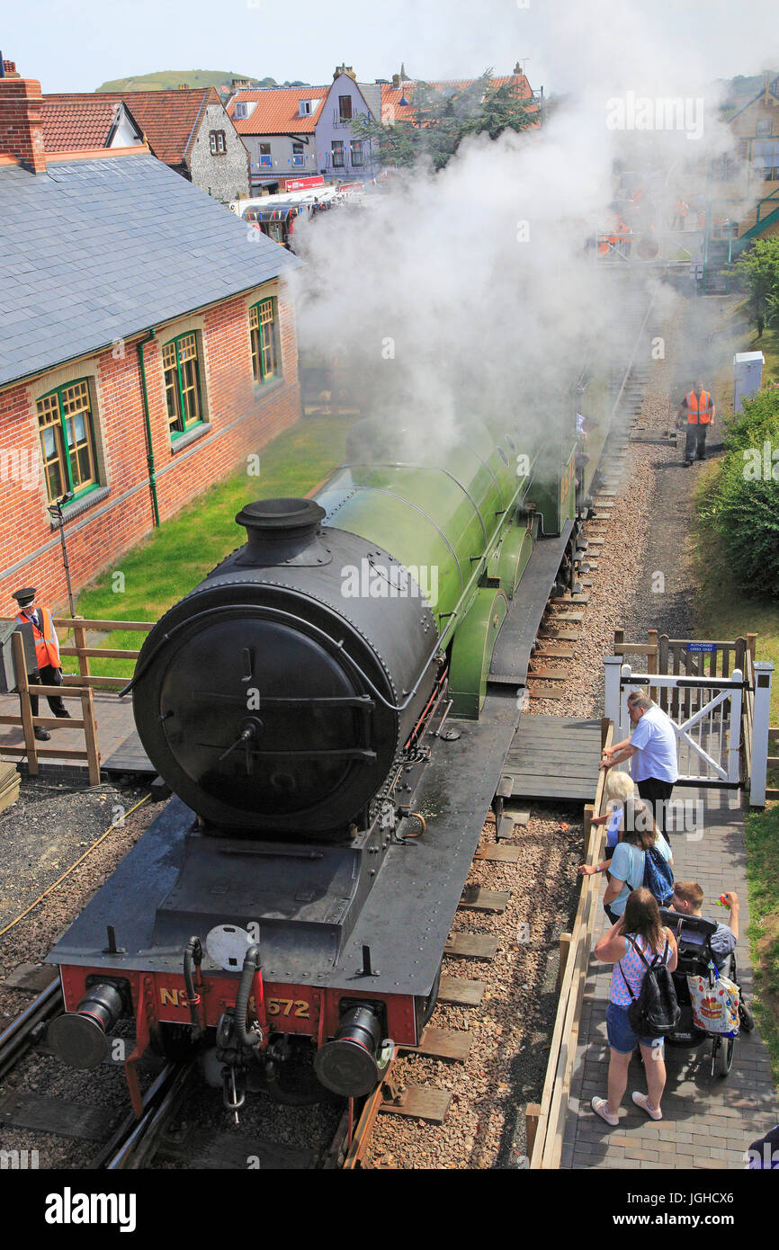 Heritage steam railway, Sheringham station, North Norfolk Railway ...