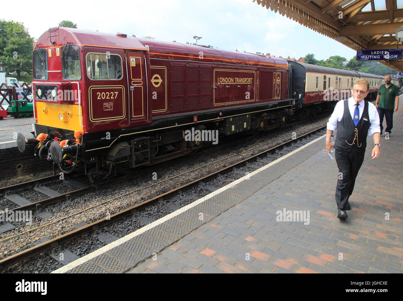Heritage steam railway, Sheringham station, North Norfolk Railway ...