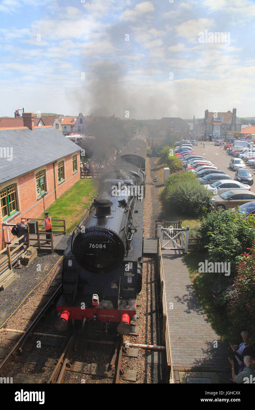 Heritage steam railway, Sheringham station, North Norfolk Railway ...