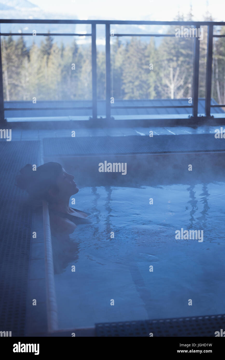 Relaxing hot tub hi-res stock photography and images - Alamy