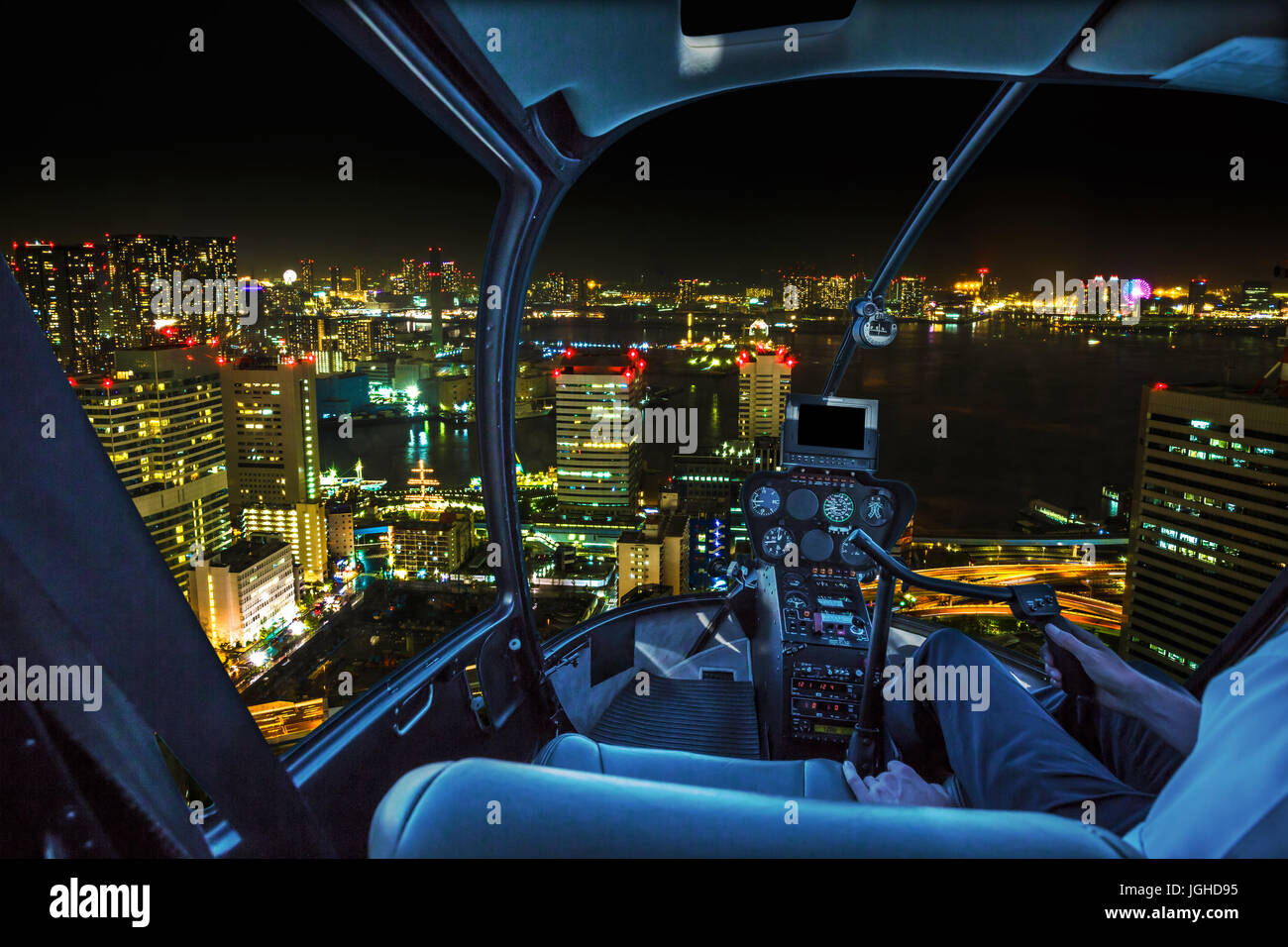Tokyo cityscape Helicopter Stock Photo - Alamy