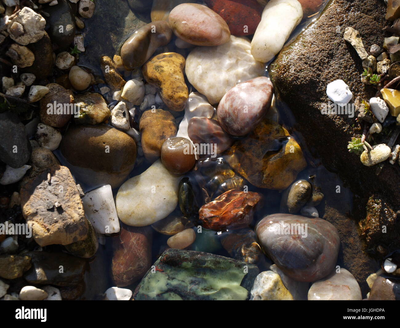 Rocks in water Stock Photo - Alamy