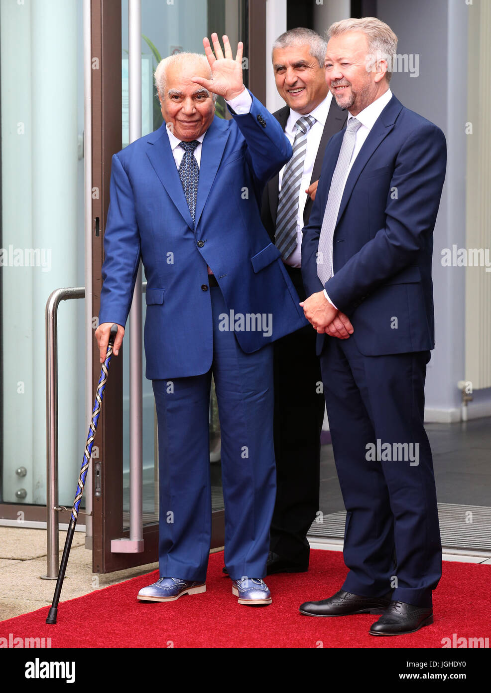 Highland Spring owner His Excellency Mohammed Mahdi Altajir (left) with ...