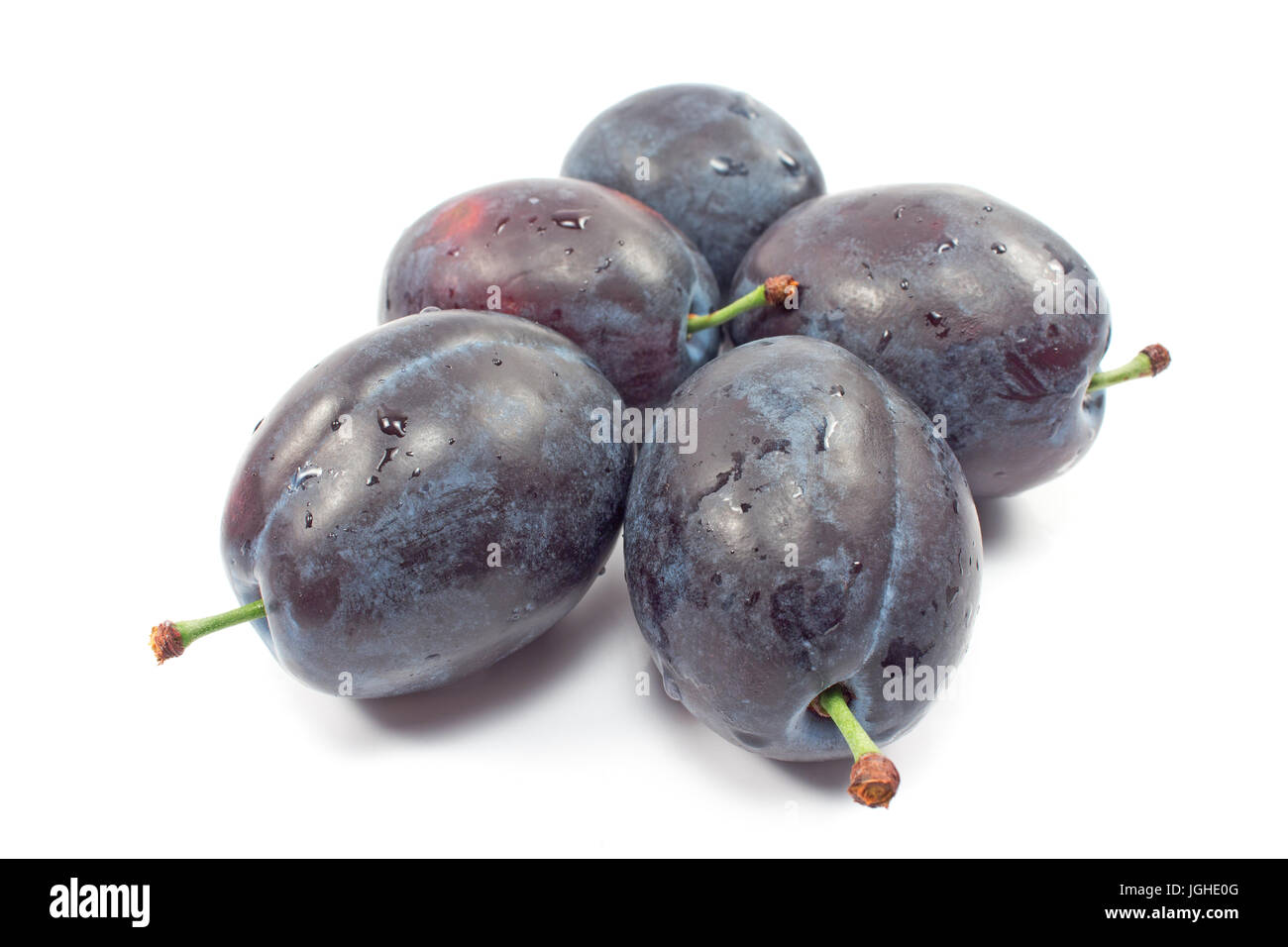 Pile delicious ripe plums hi-res stock photography and images - Alamy