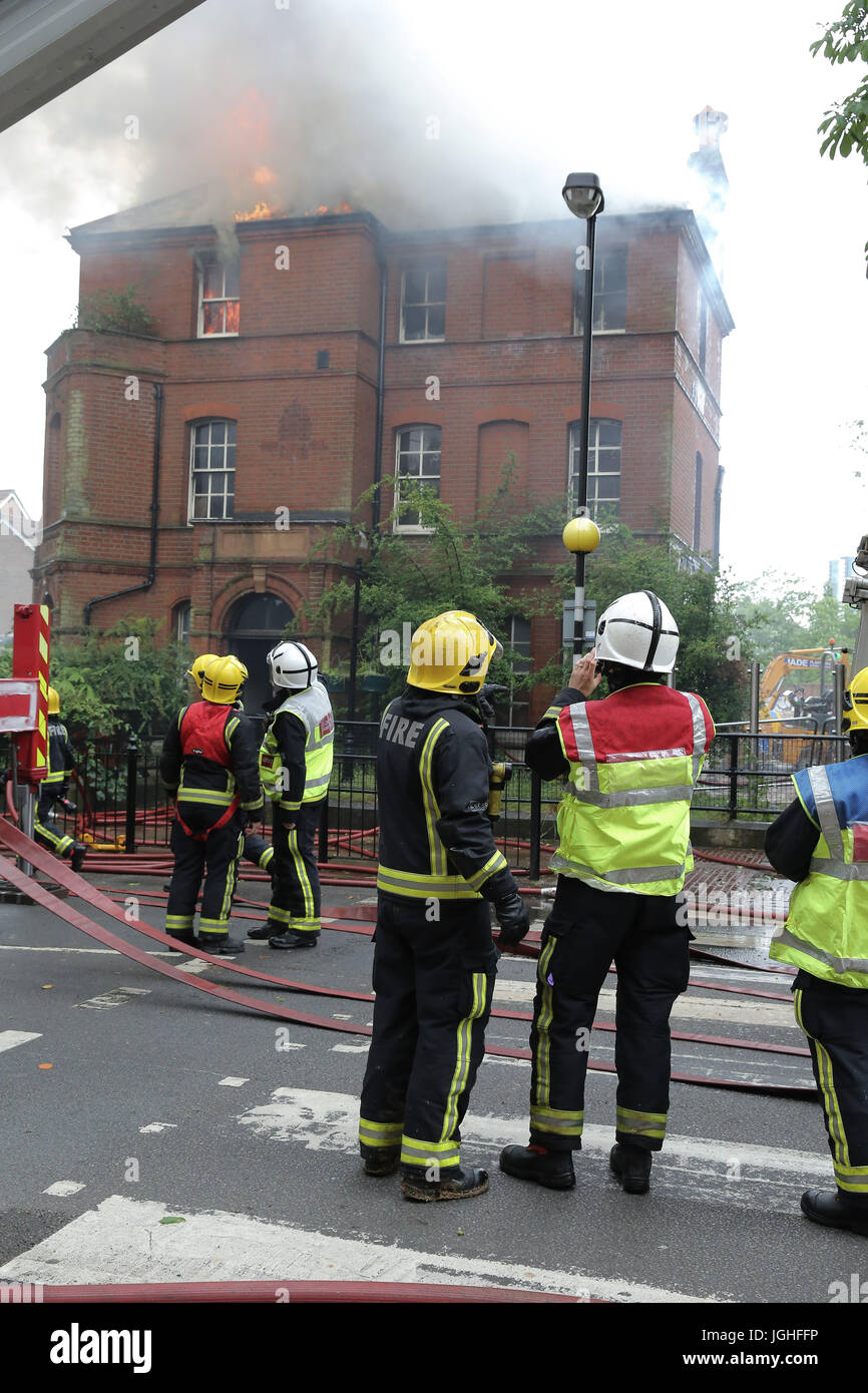 Fire engines 58 firefighters hi-res stock photography and images - Alamy