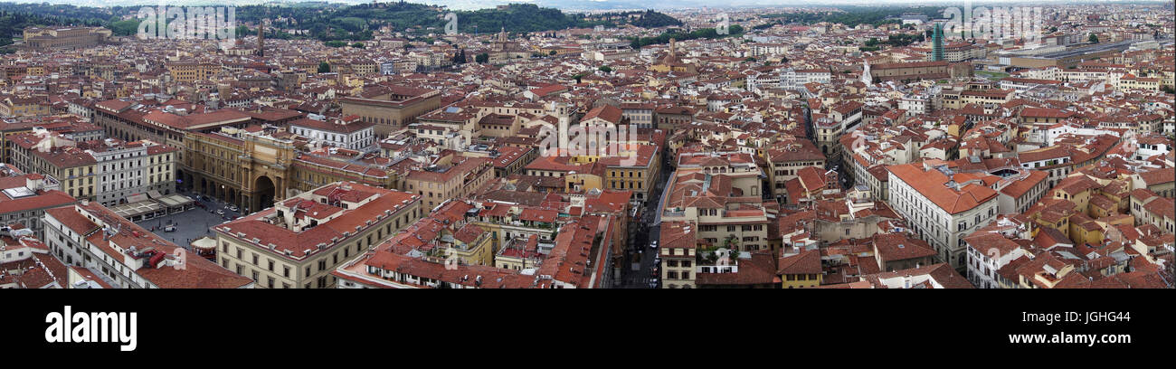 Red roof tops of Florence, Italy Stock Photo - Alamy