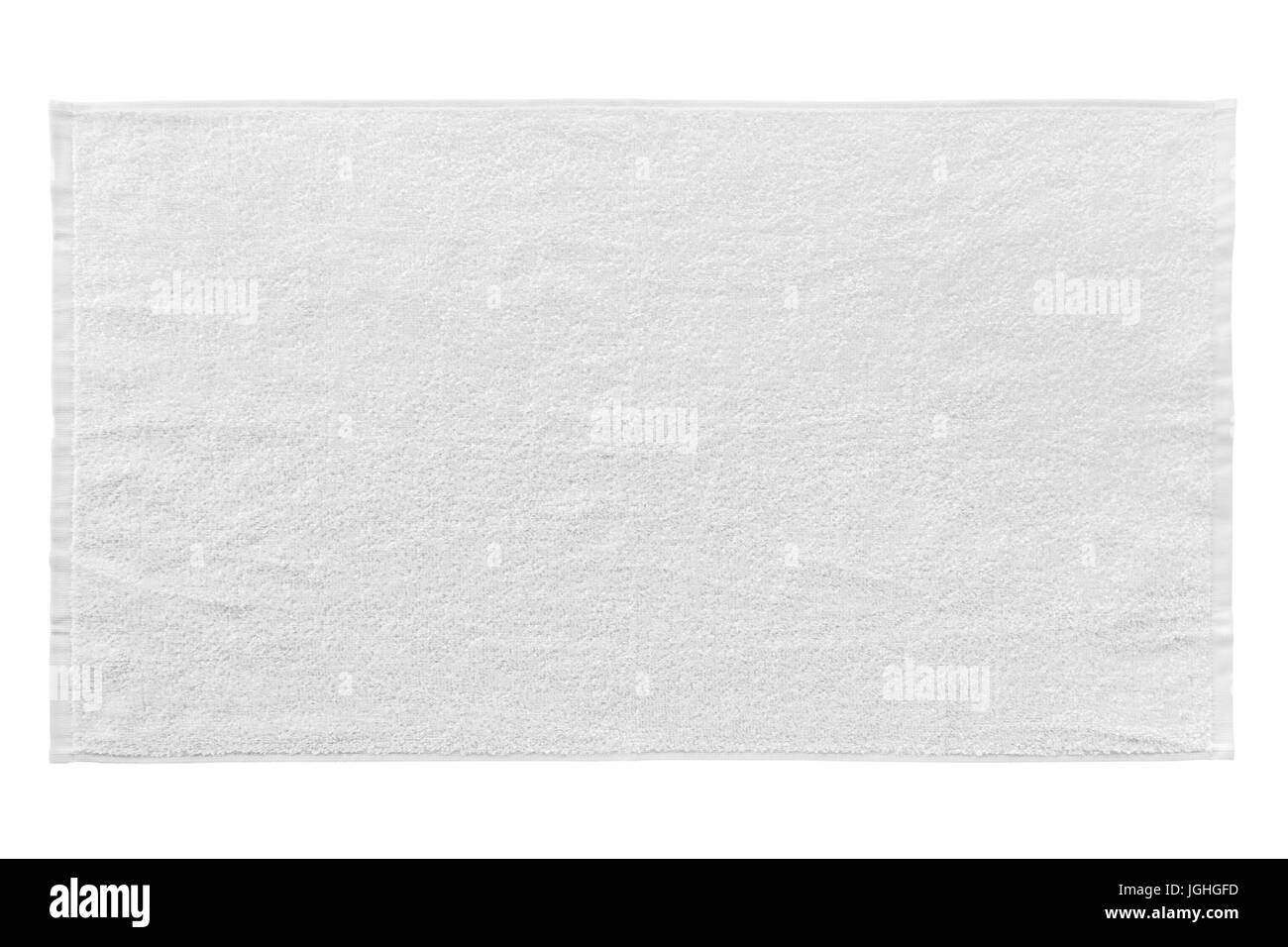 White beach towel isolated on white background Stock Photo - Alamy