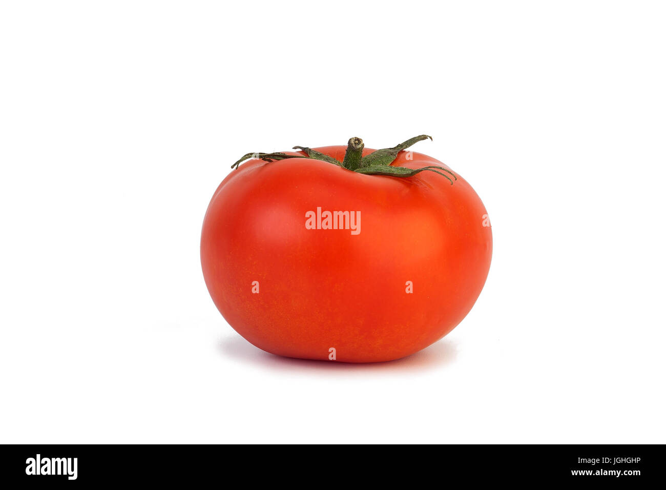 Big red tomato on isolated white background Stock Photo - Alamy