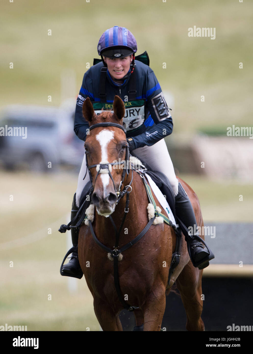 Zara Tindall riding Drops of Brandy competes at the St James's Place ...