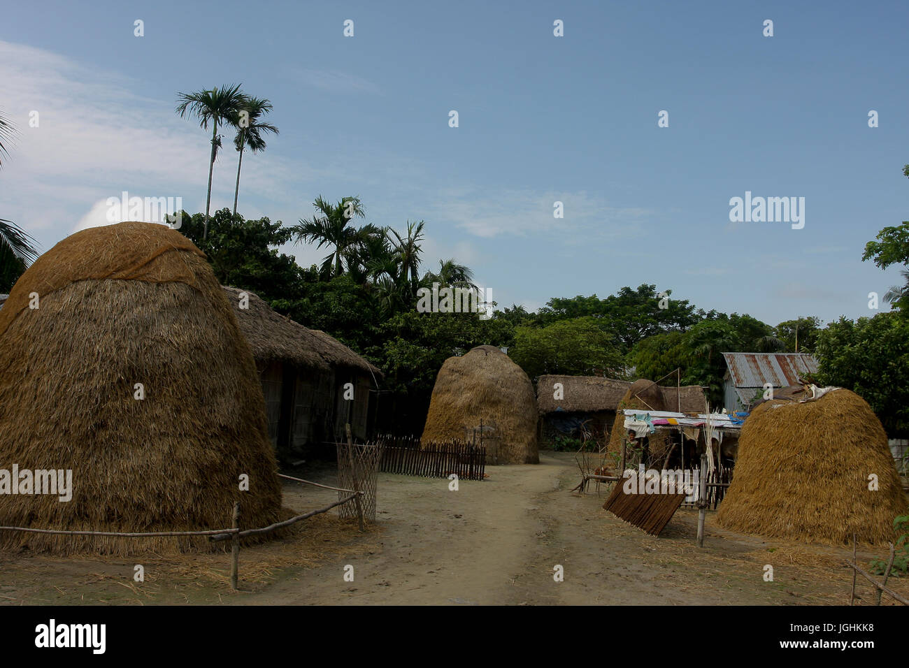 Rural house at Jalalpur at Mohonganj of Netrokona district. Netrokona ...
