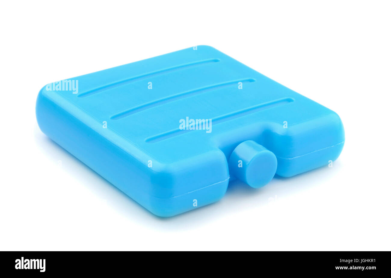 Ice pack isolated on white background Stock Photo - Alamy