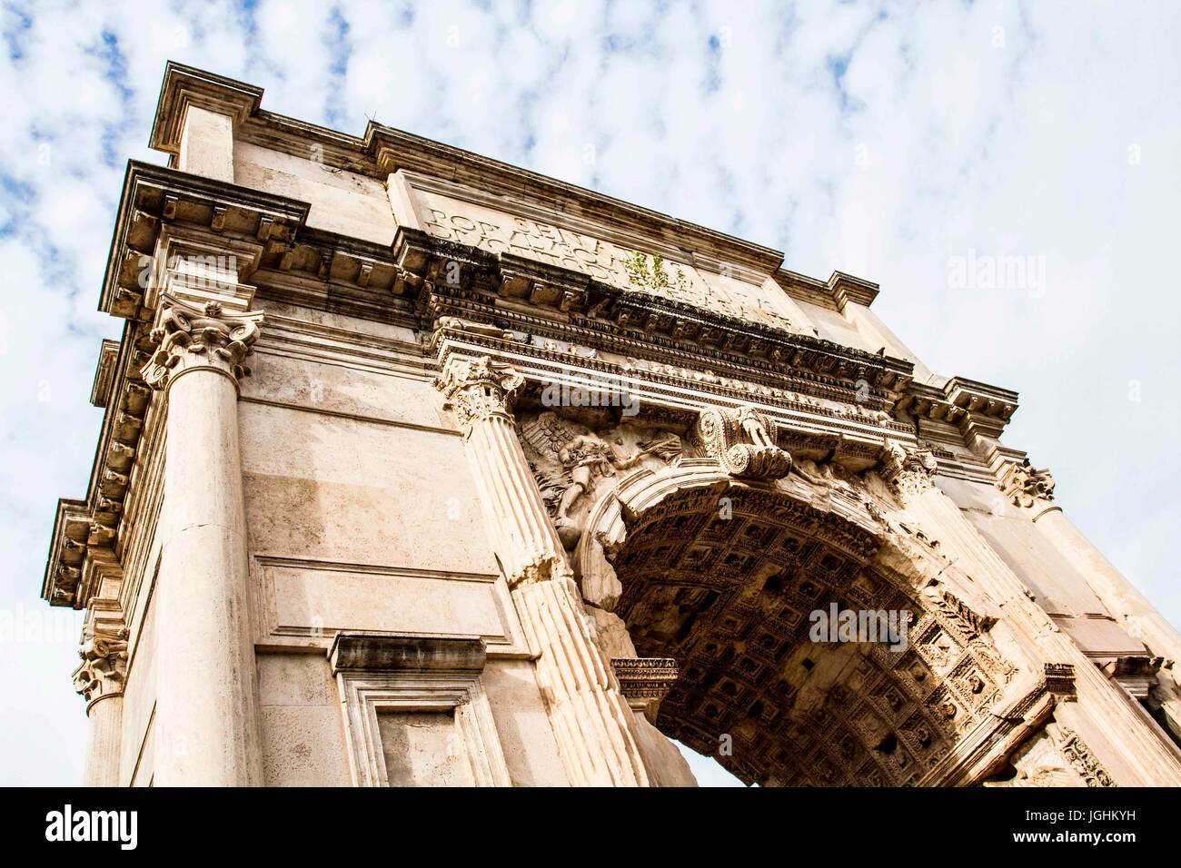 Arch of Titus, by Roman Emperor Titus Flavius to commemorate the Siege ...