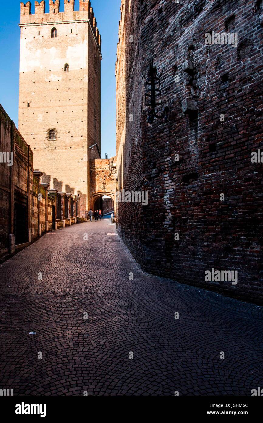 Verona italy castelvecchio interior hi-res stock photography and images ...