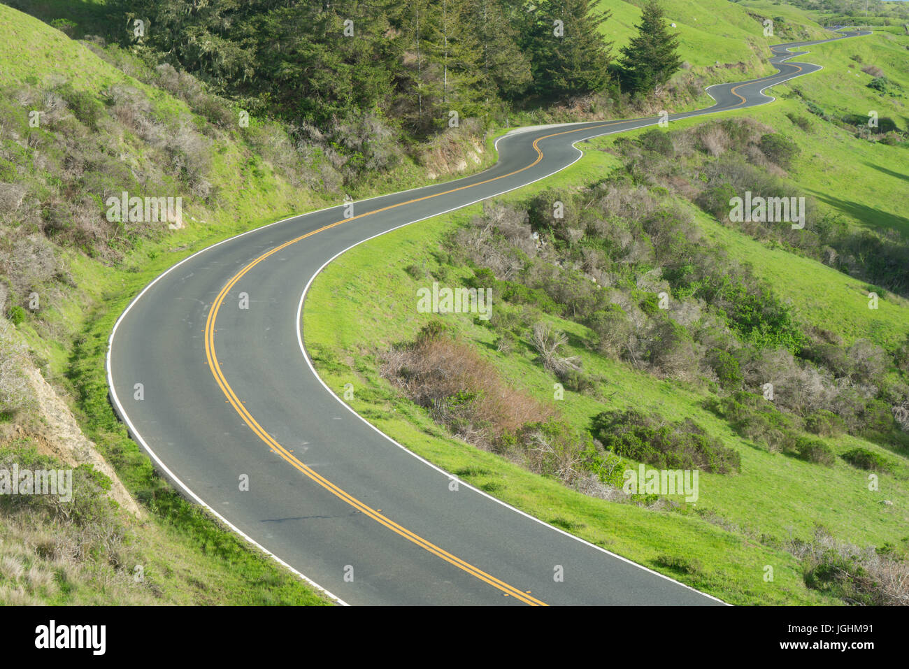 Long winding road hi-res stock photography and images - Alamy