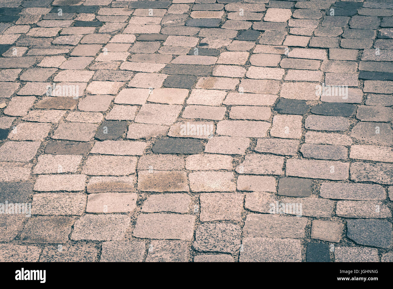 Checkered cobblestone walkway hi-res stock photography and images - Alamy