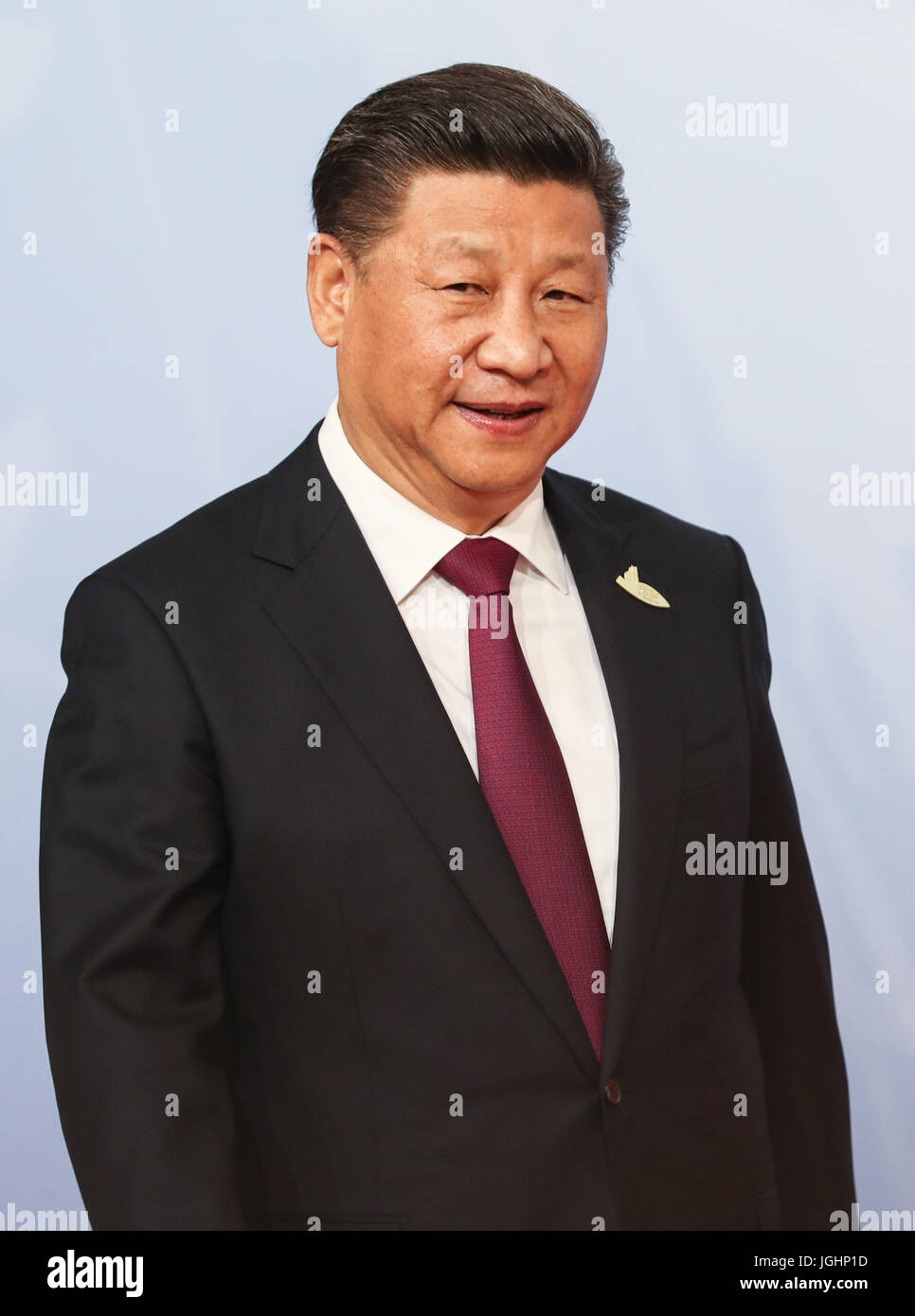 Chinese President Xi Jinping arrives for the family photo during the ...