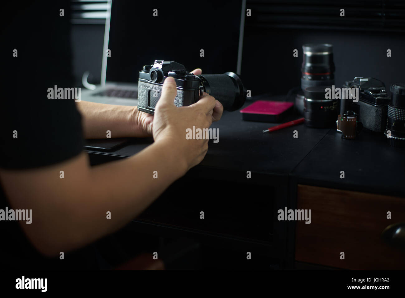 Home studio camera hi-res stock photography and images - Alamy