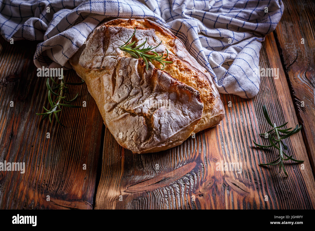 Rustic bread still life hi-res stock photography and images - Alamy