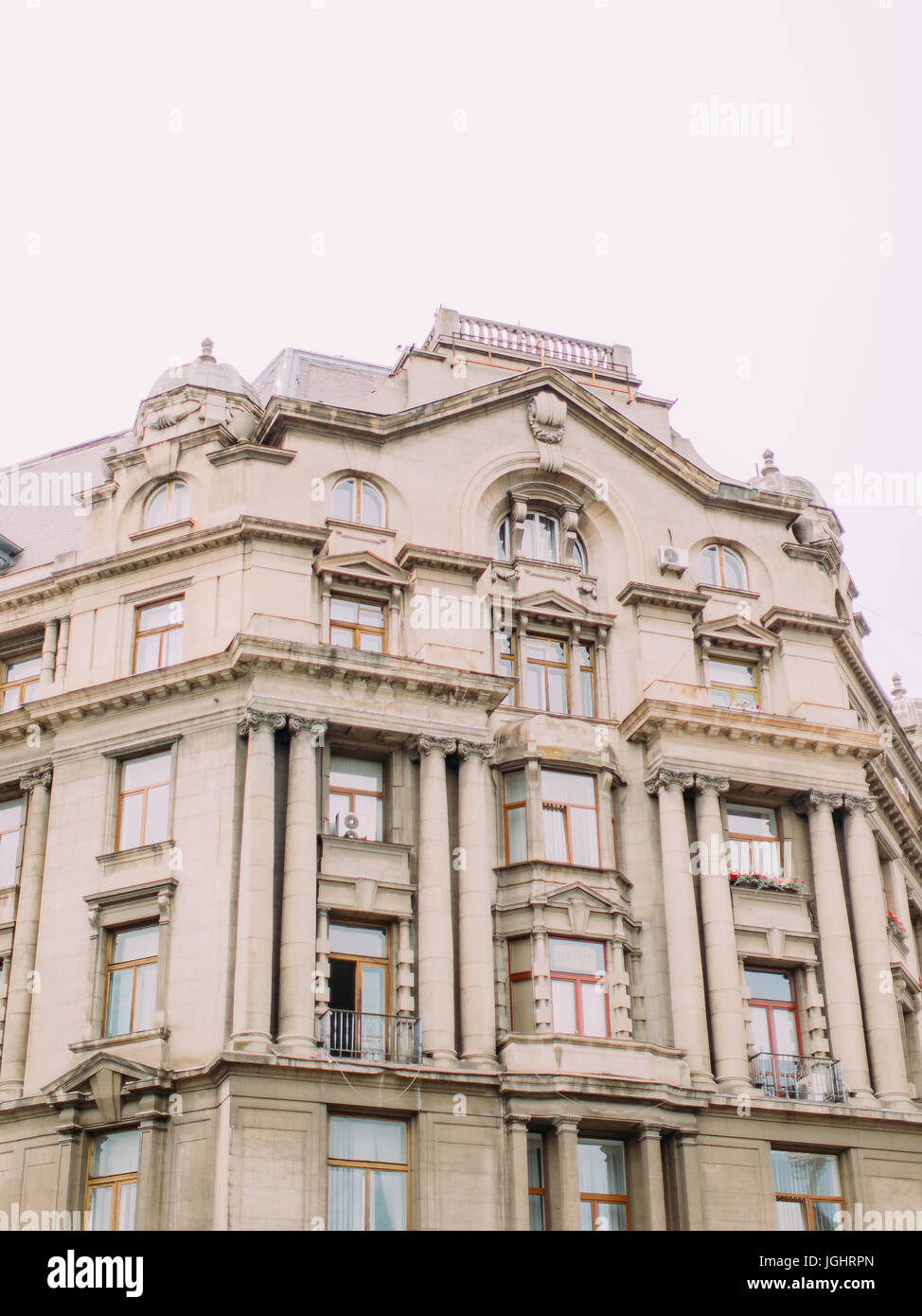 The ancient building in the baroque style Stock Photo - Alamy