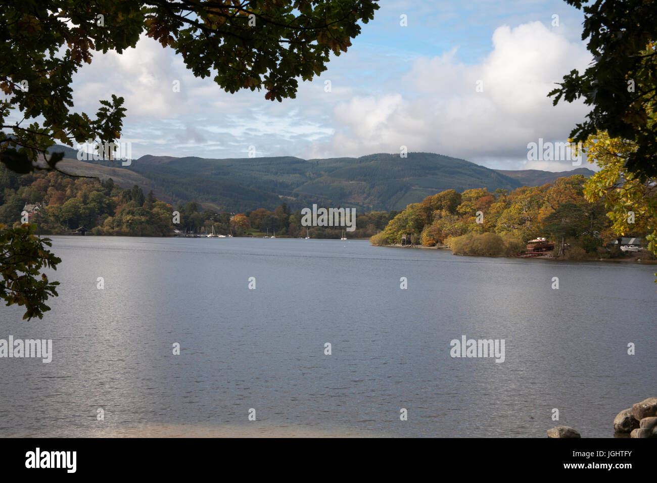 Looking toward Nichol End and Portinscale from Friar's Crag Derwent ...