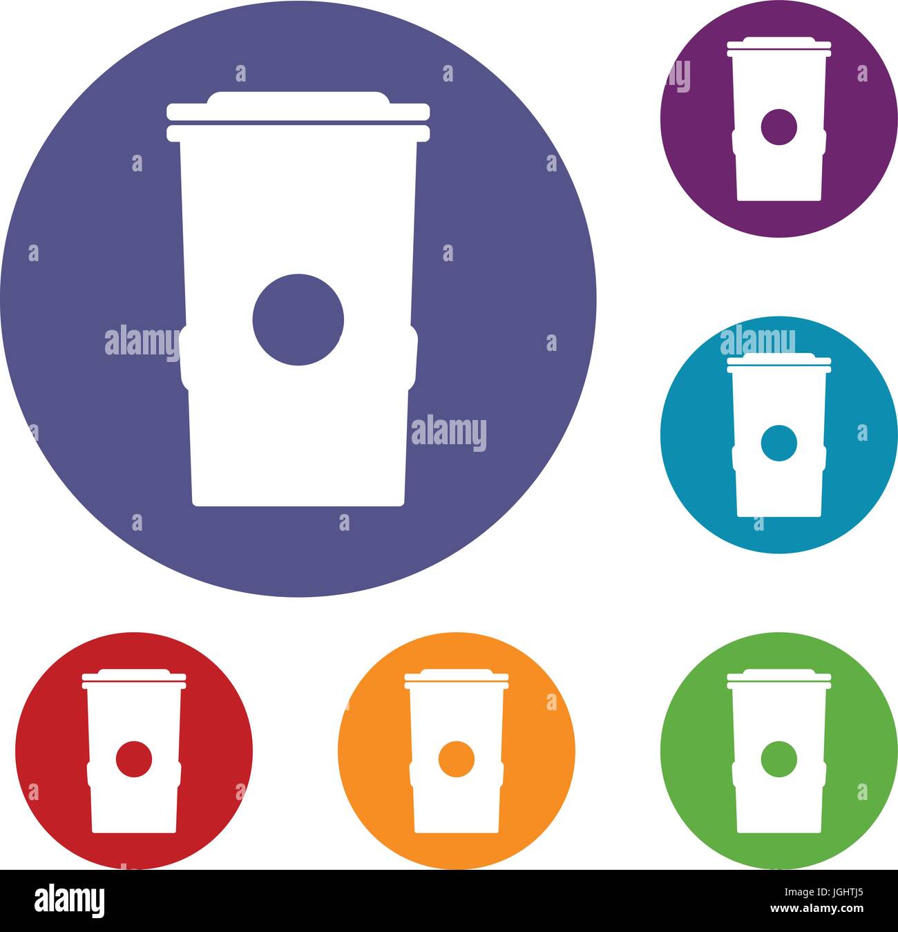 Trash can icons set Stock Vector Image & Art - Alamy