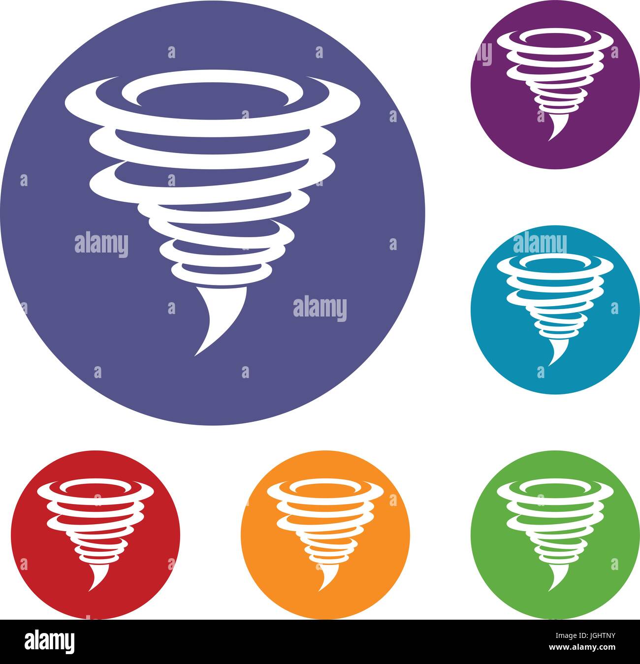 Tornado icons set Stock Vector Image & Art - Alamy