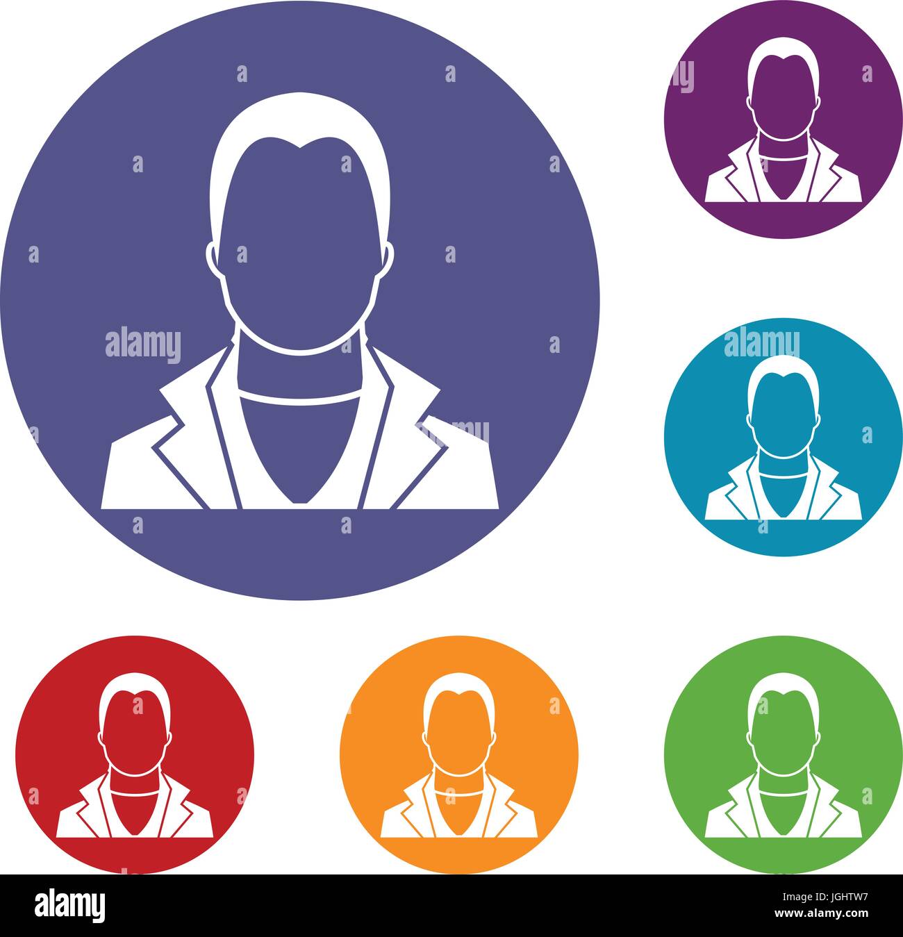 User icons set Stock Vector Image & Art - Alamy