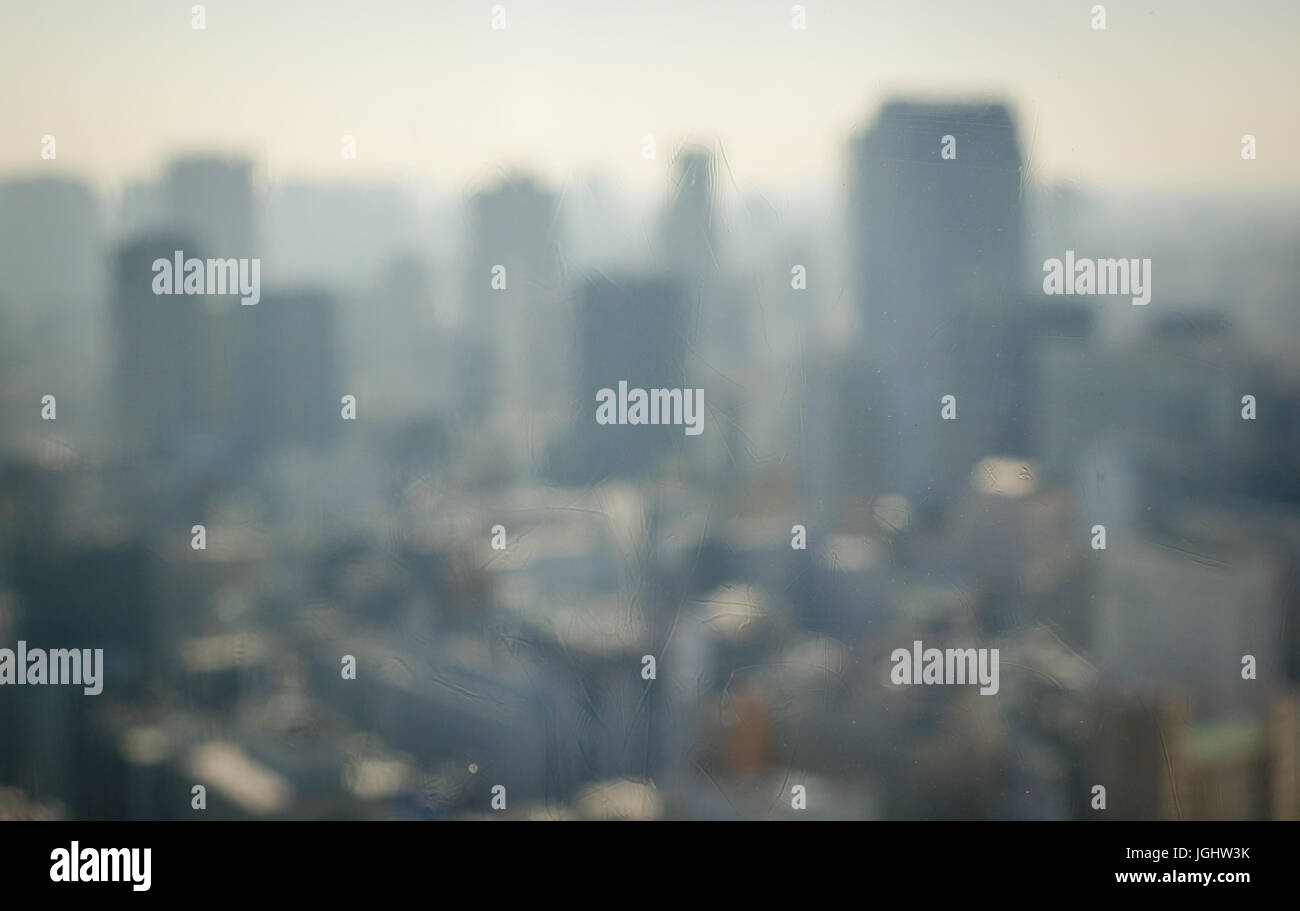 Blurred background of aerial view city - Tokyo, Japan Stock Photo - Alamy