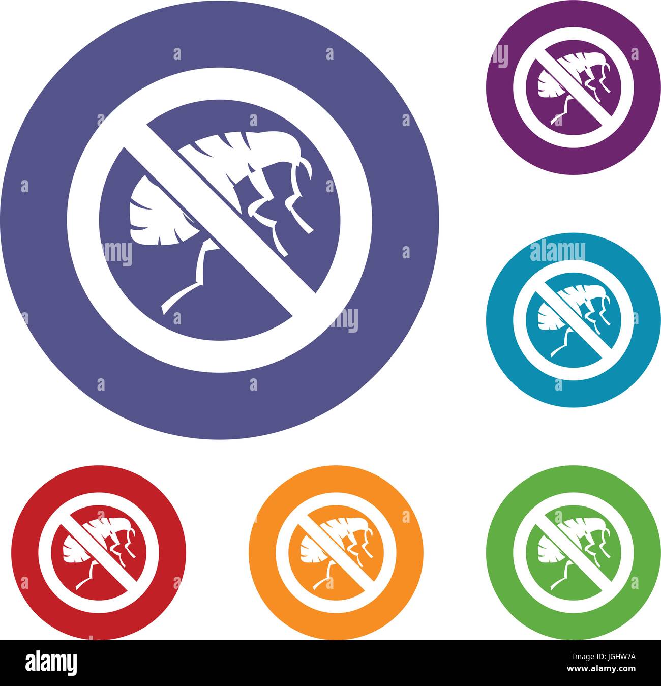 Etching insect icons set Stock Vector Image & Art - Alamy