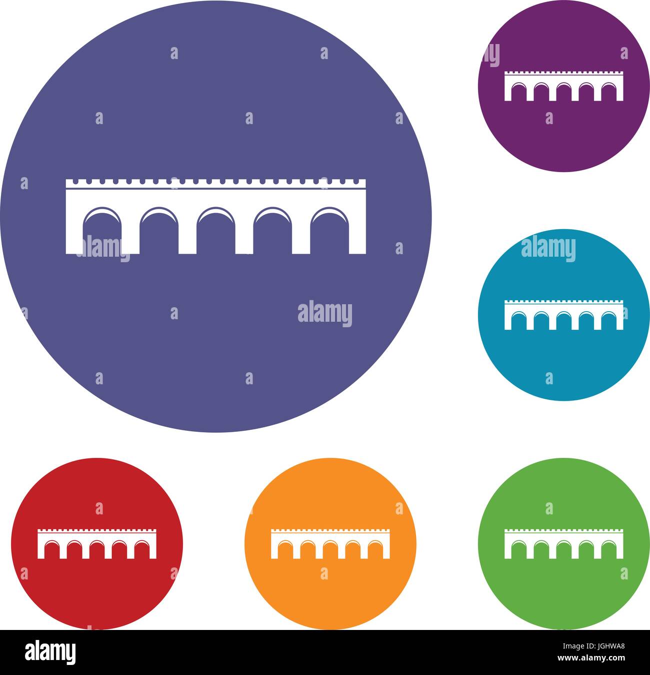 Bridge icons set Stock Vector Image & Art - Alamy