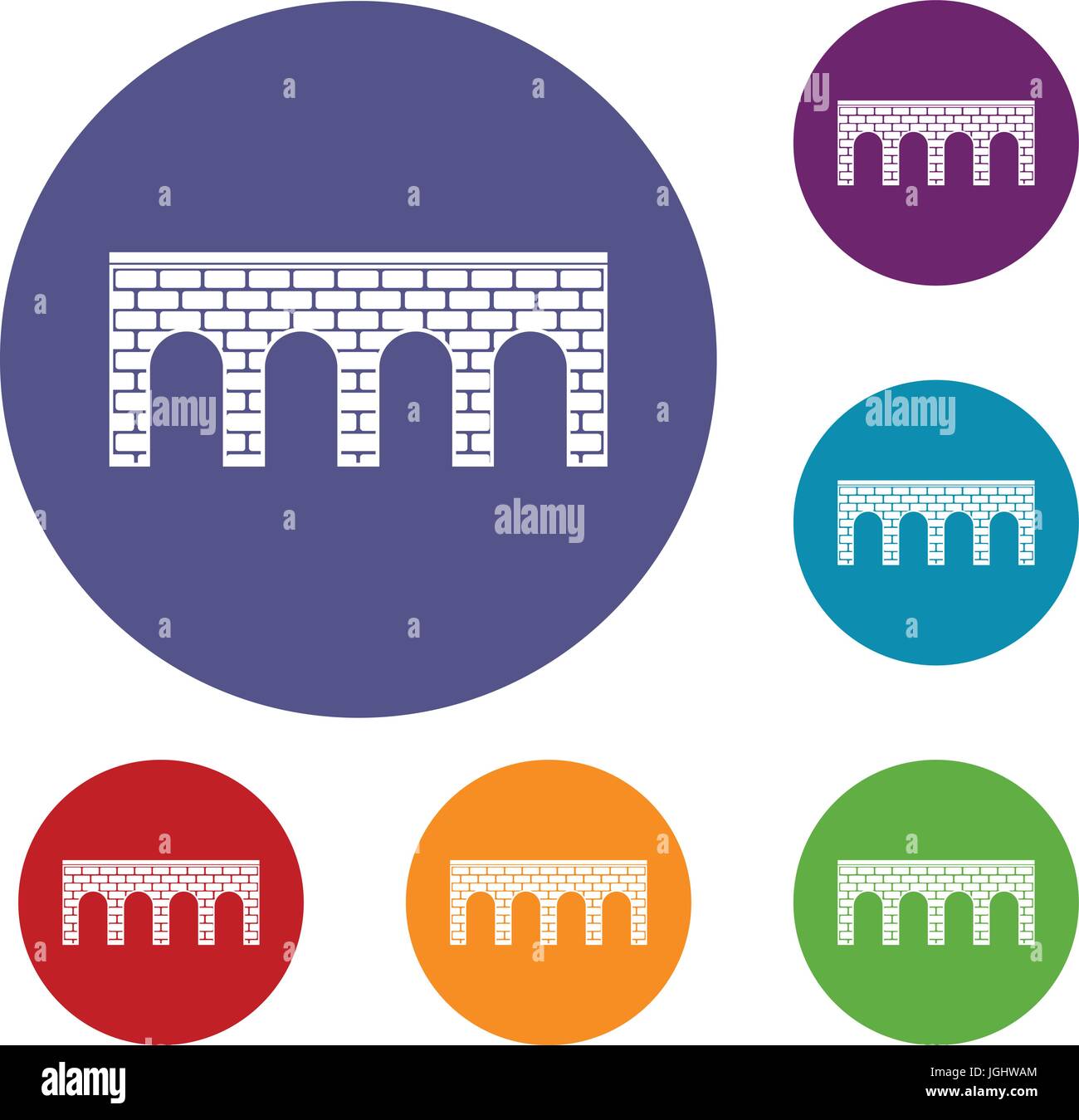 Bridge icons set Stock Vector Image & Art - Alamy