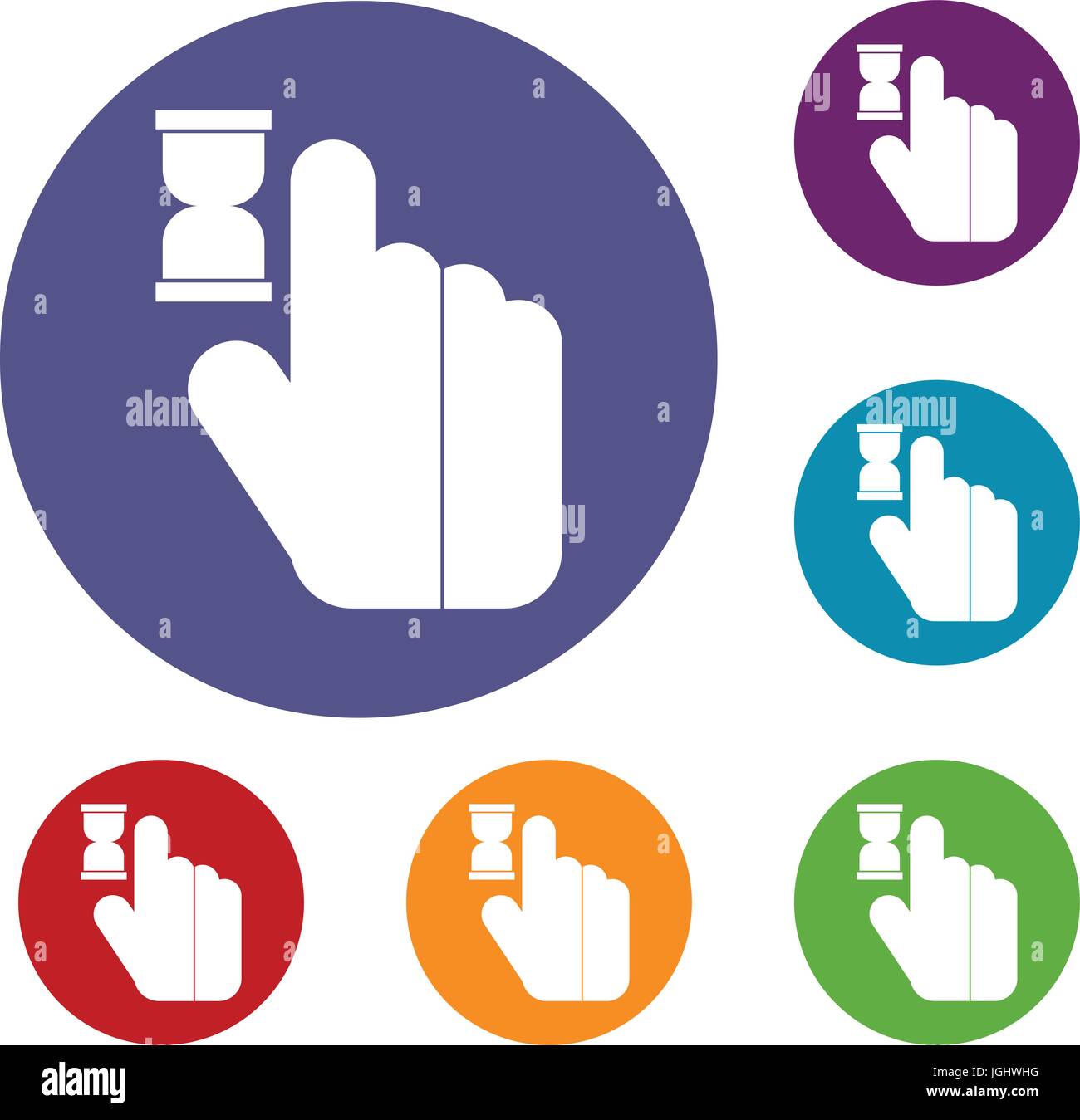 Click icons set Stock Vector Image & Art - Alamy
