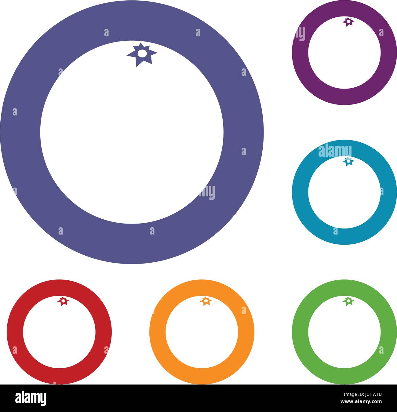 Mandarin icons set Stock Vector Image & Art - Alamy