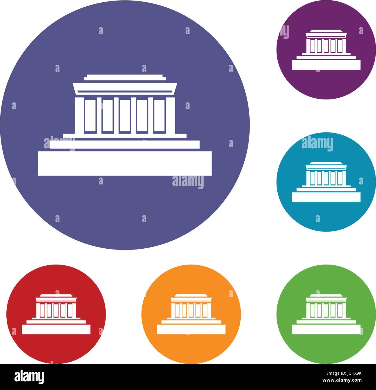 Building icons set Stock Vector Image & Art - Alamy