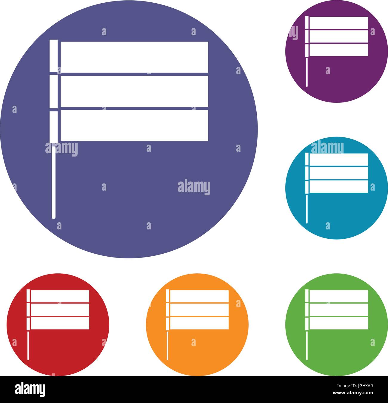 Flag icons set Stock Vector Image & Art - Alamy