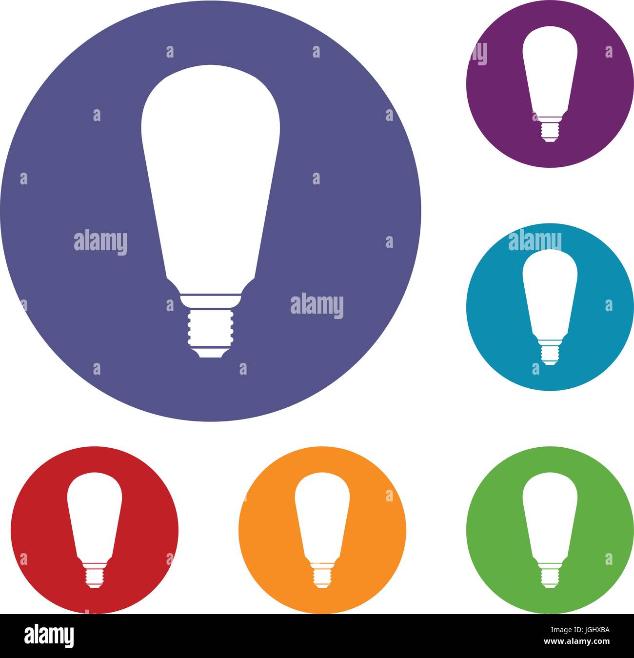 Light bulb icons set Stock Vector Image & Art - Alamy