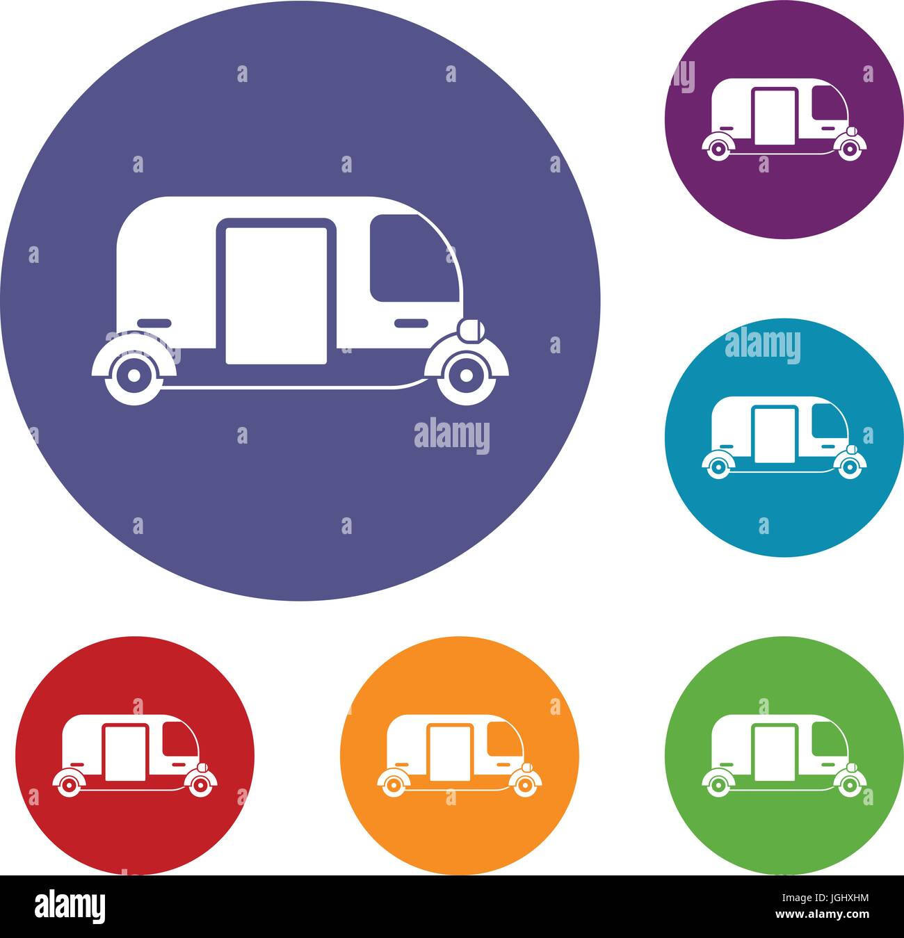 Red tuk tuk thailand Stock Vector Images - Alamy