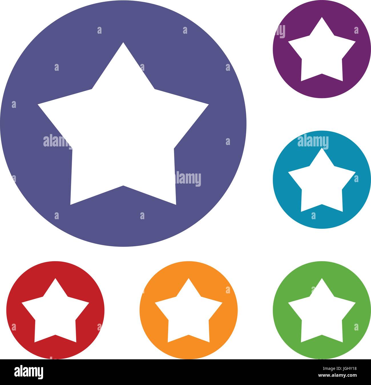 Star icons set Stock Vector Image & Art - Alamy