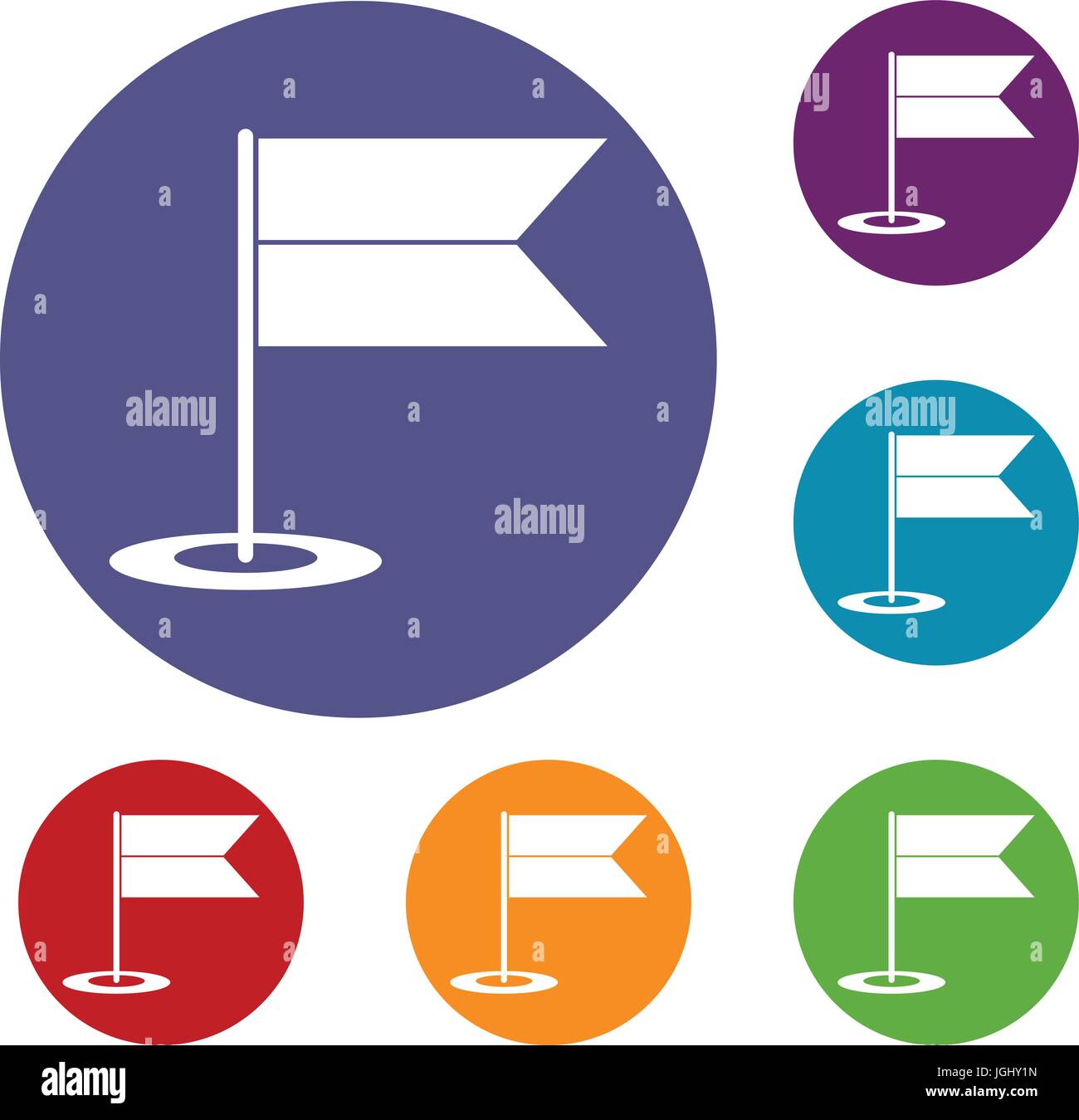 Locator flag icons set Stock Vector Image & Art - Alamy