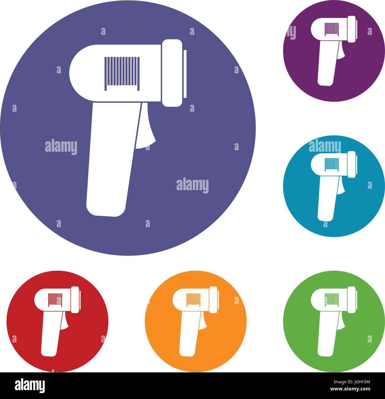 Red light scanner Stock Vector Images - Alamy