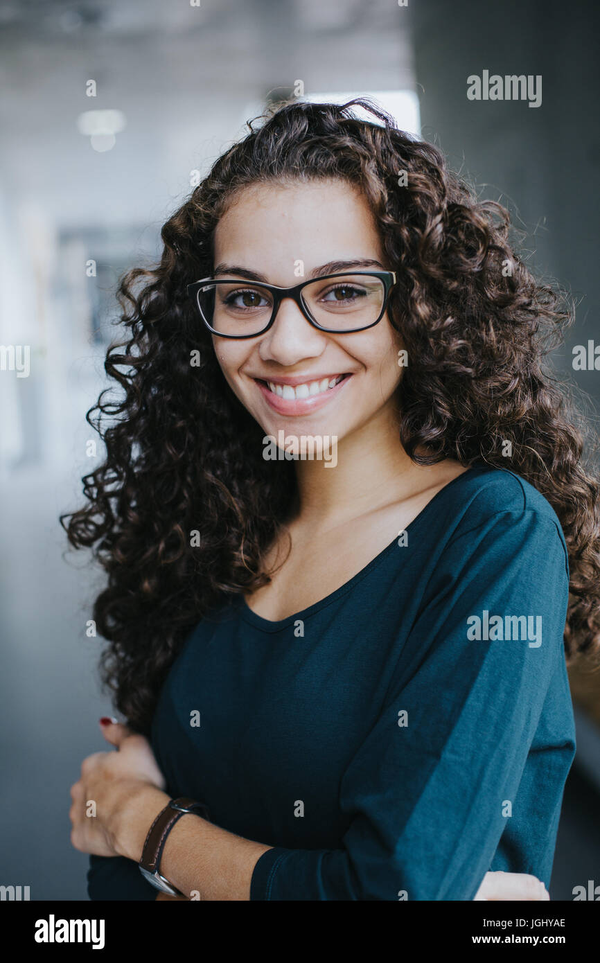 Smart, smiling business woman Stock Photo - Alamy Smart, smiling business woman Stock Photo - Alamy