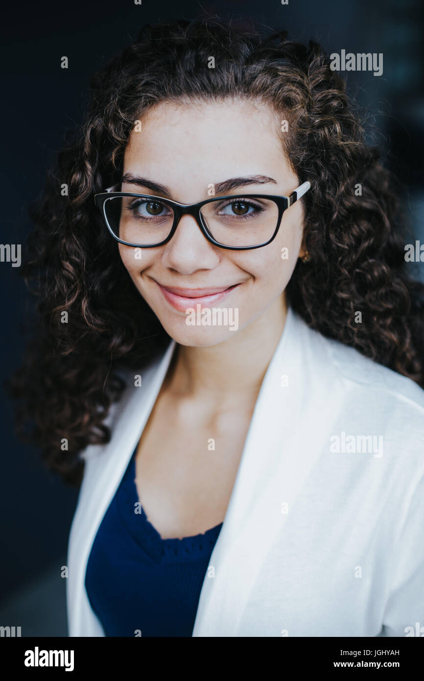 Smart, smiling business woman Stock Photo - Alamy Smart, smiling business woman Stock Photo - Alamy