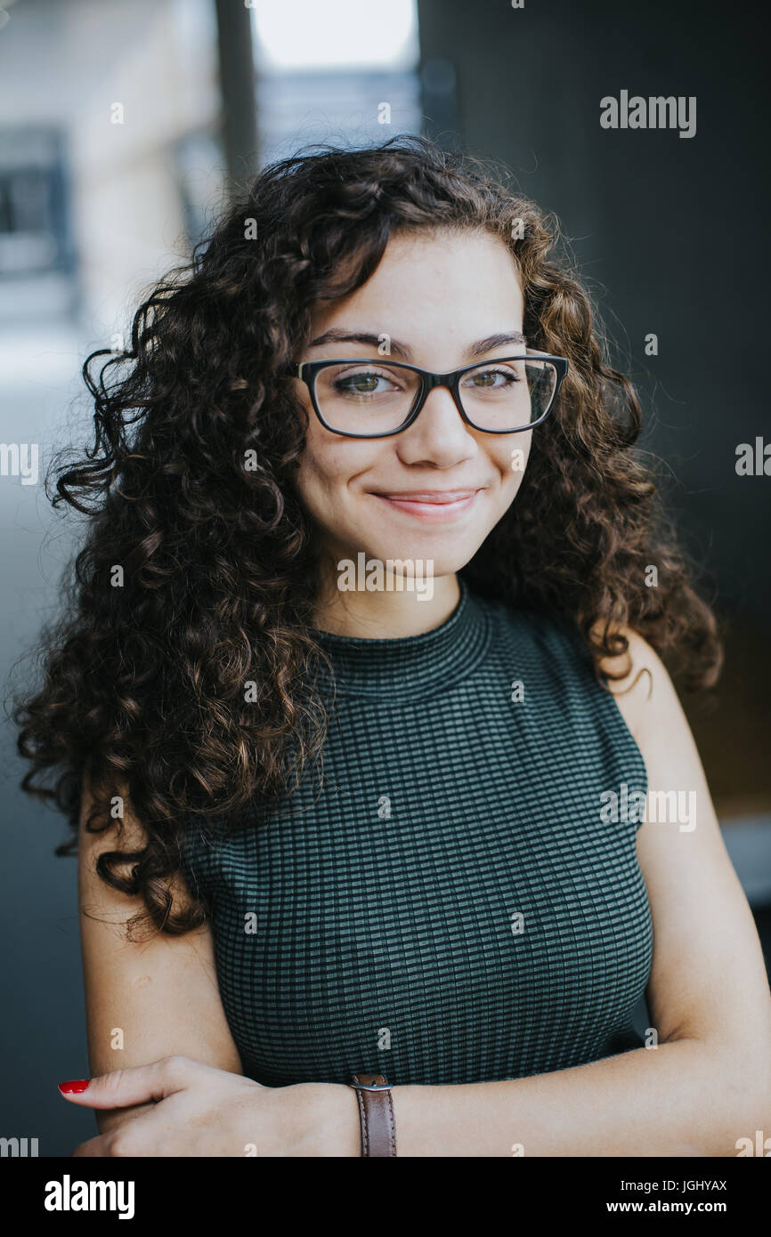 Smart, smiling business woman Stock Photo - Alamy Smart, smiling business woman Stock Photo - Alamy
