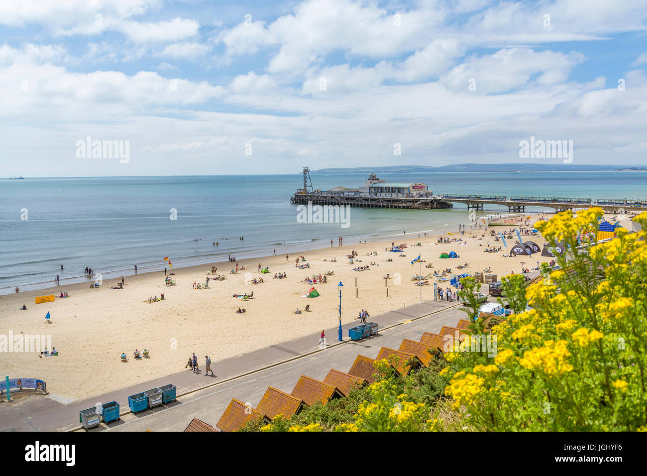 A view of Bournemouth Pier Stock Photo - Alamy