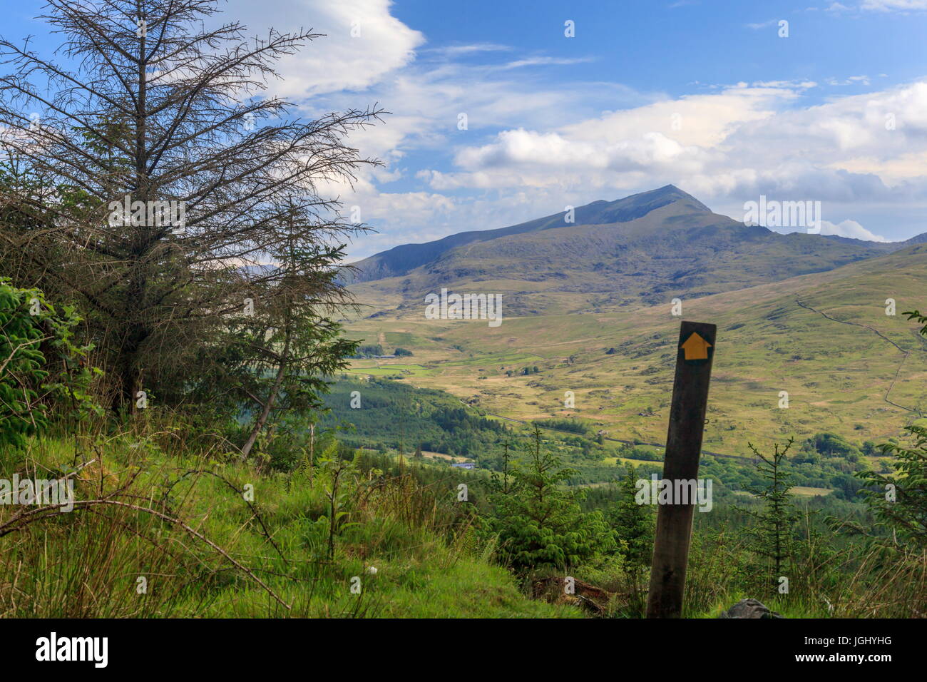 Snowdon view point hi-res stock photography and images - Alamy