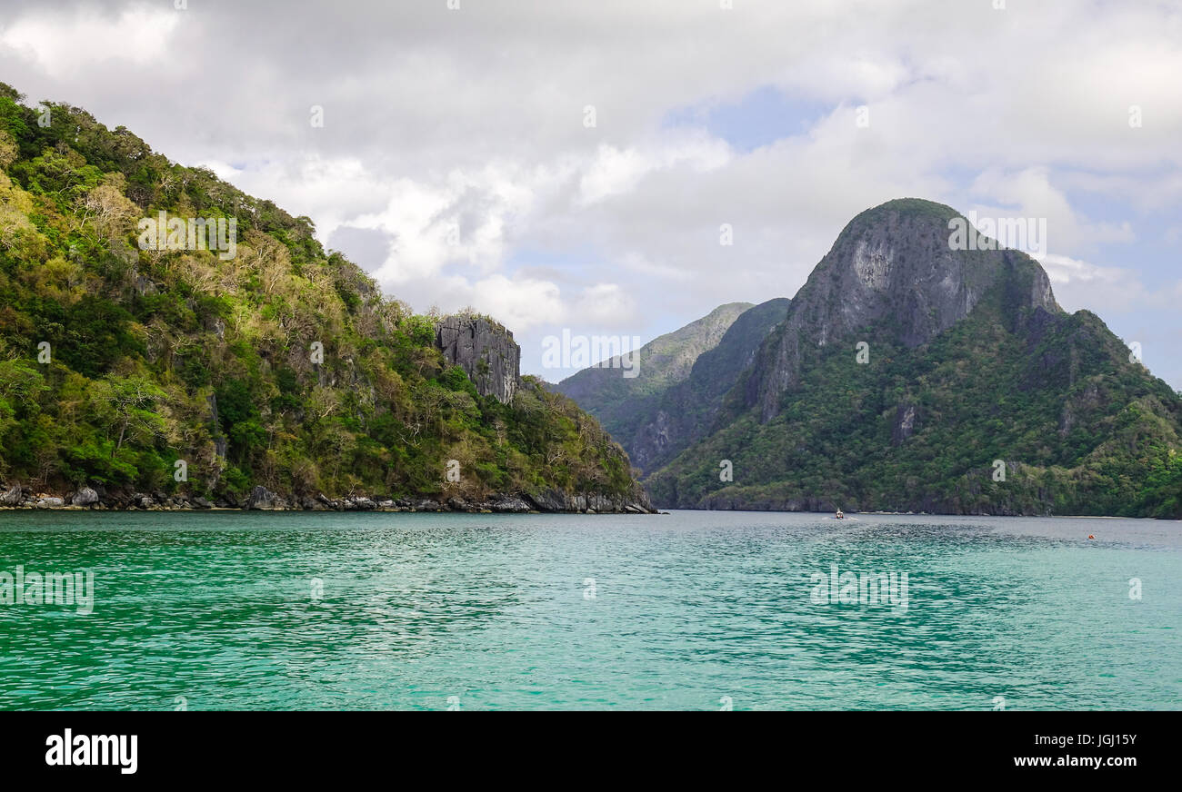 Seascape of Coron Island, Philippines. Coron is the third-largest ...