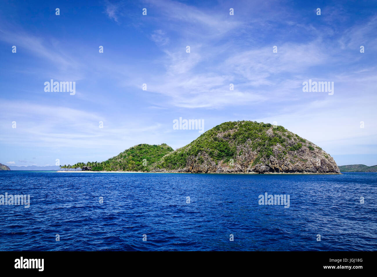 Landscape of Coron Island, Philippines. Coron is the third-largest ...